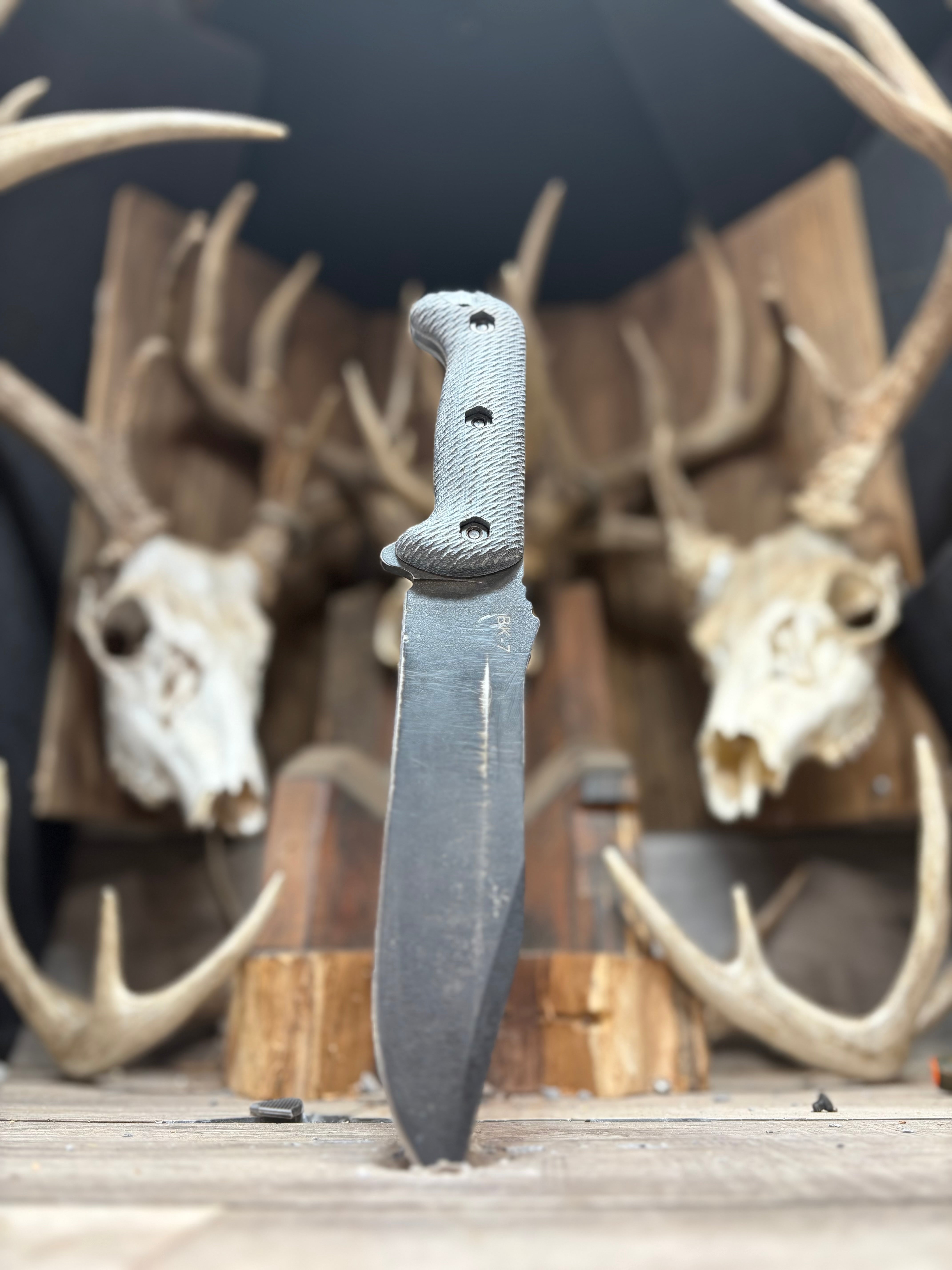 KA-BAR Becker BK2, BK9, Etc. Canvas Micarta Handles – Carroll’s Custom ...