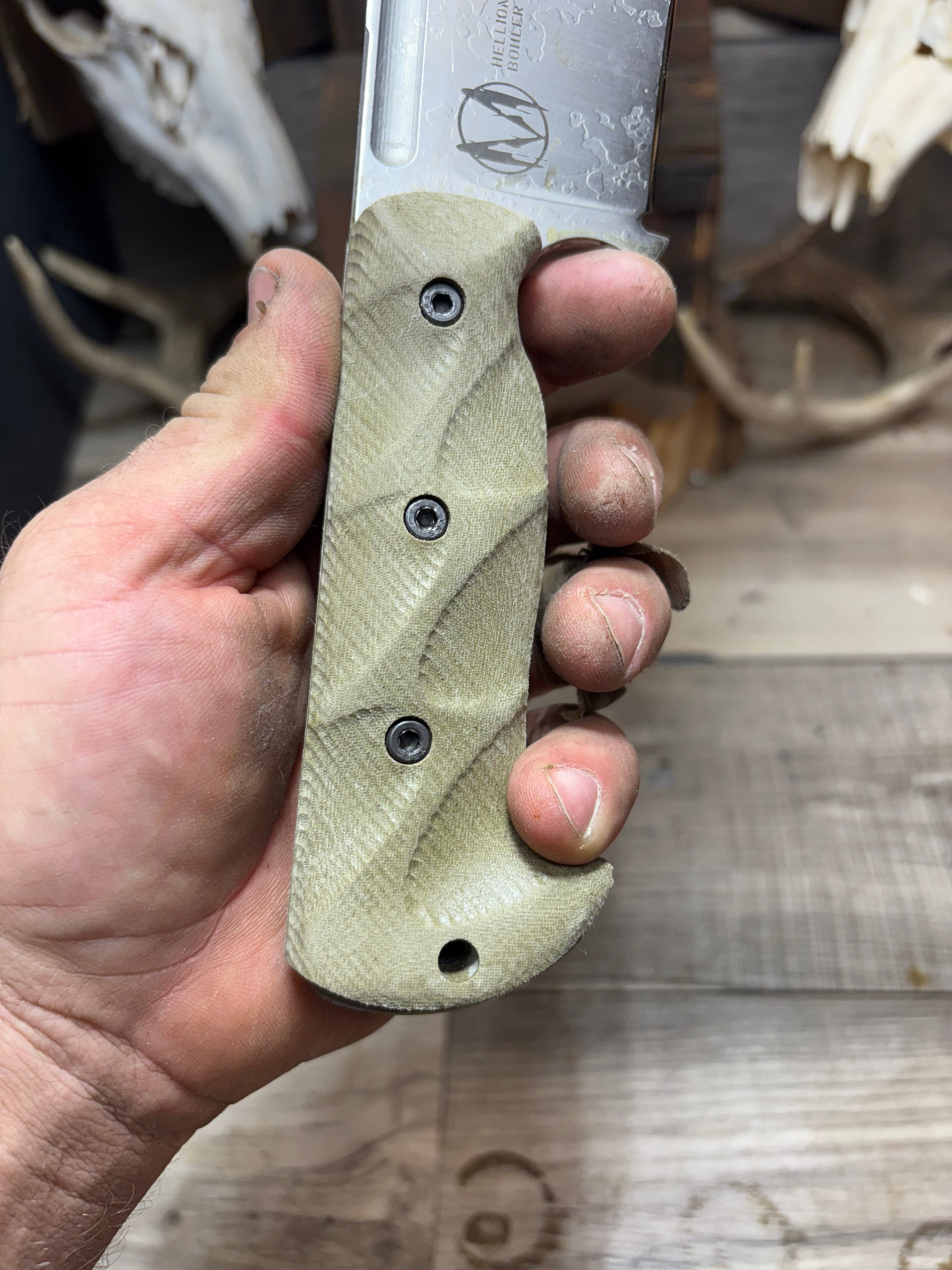 SLIM Work Tuff Gear Hellion or Ranger Handles – Carroll’s Custom Knife ...