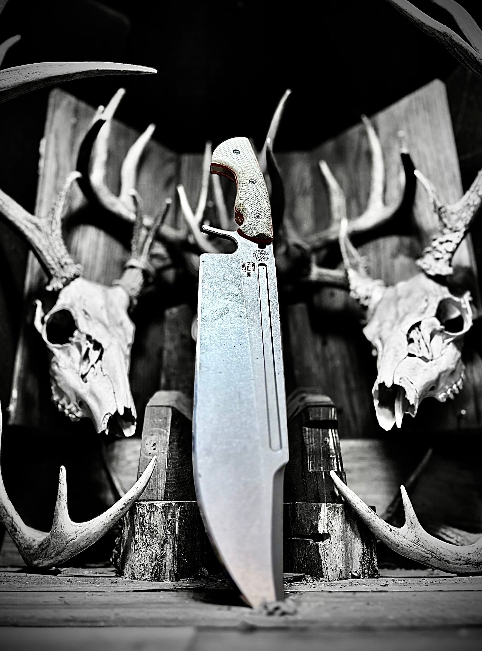 WTG Puzon Bowie GEN2 Handles – Carroll’s Custom Knife Scales