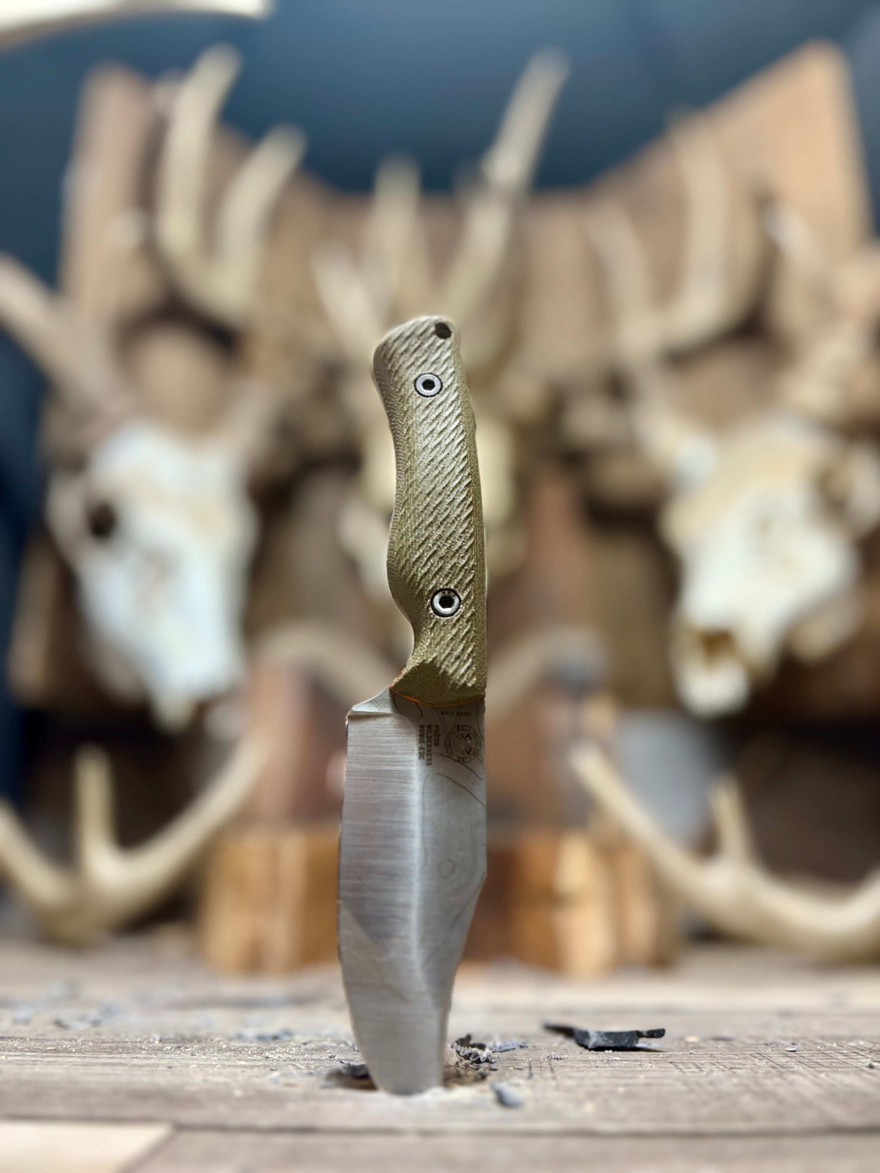 WTG Puzon EDC Canvas Micarta Handles – Carroll’s Custom Knife Scales