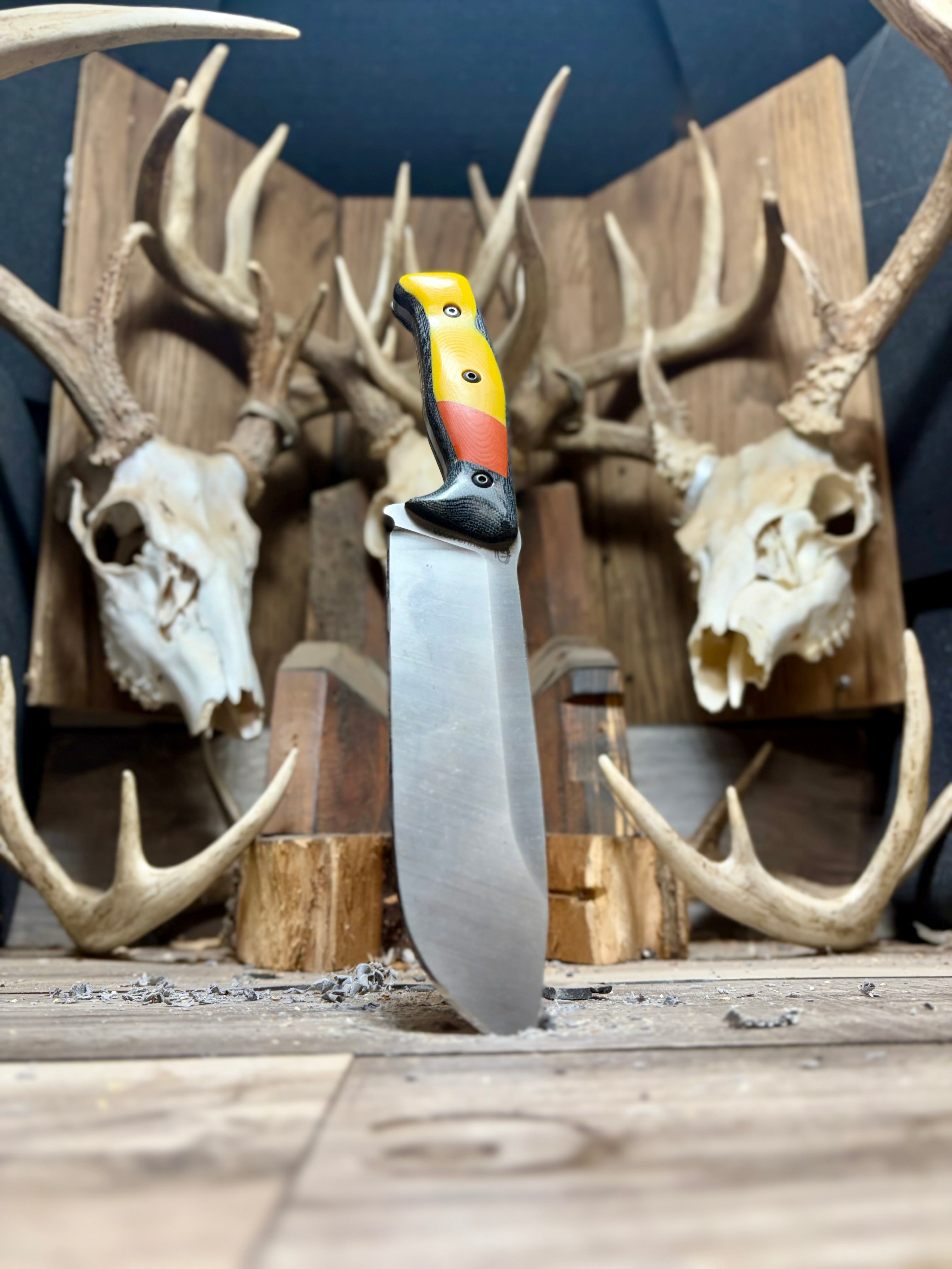 WTG Wolverine / Mountain Lion Micarta Handles – Carroll’s Custom Knife ...